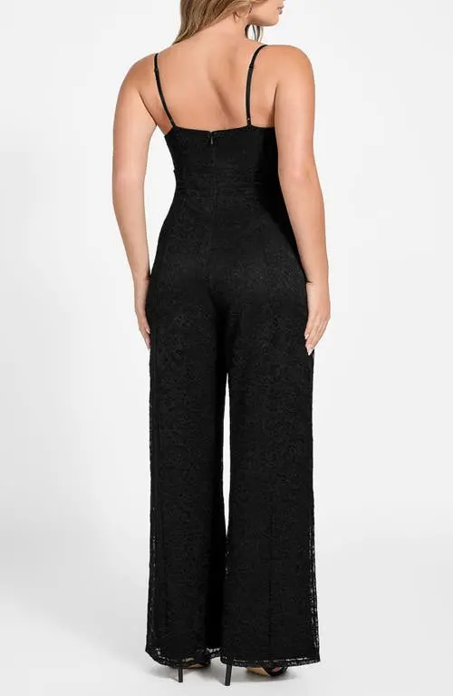 Guess Lace Wide-leg Jumpsuit