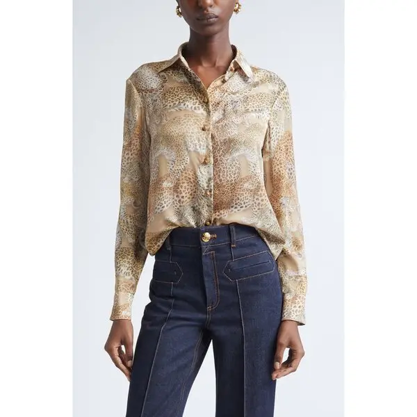 Zimmermann Rebellion Relaxed Silk Button-up Shirt