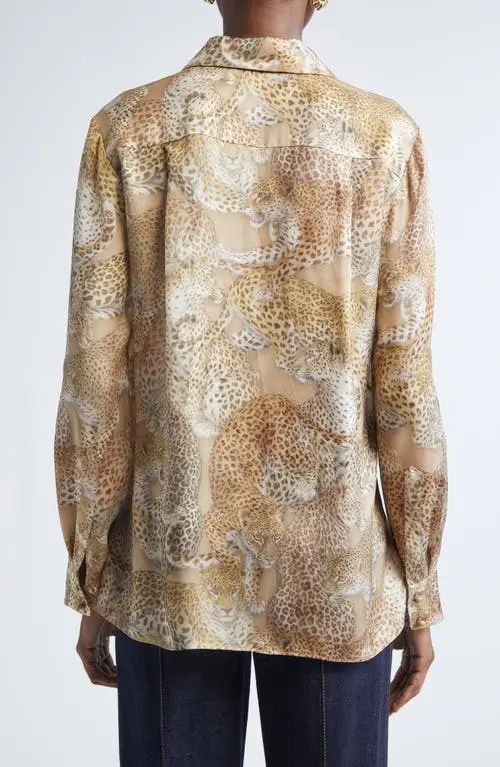 Zimmermann Rebellion Relaxed Silk Button-up Shirt