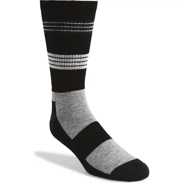 Nordstrom Ribbed Crew Socks - Black