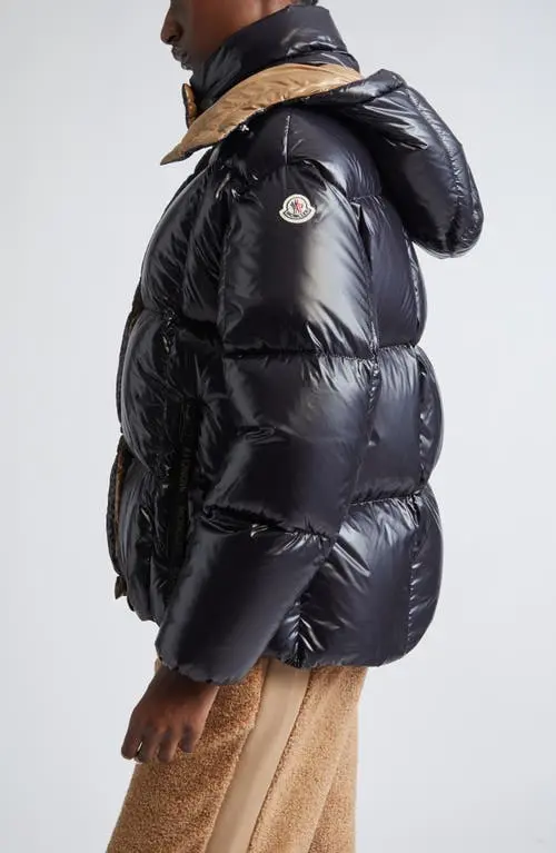 Moncler Parana Down Jacket With Removable Hood - Black