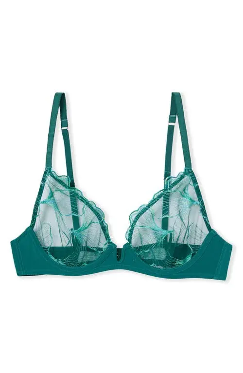 ETAM Prelude Embroidered Underwire Plunge Bra