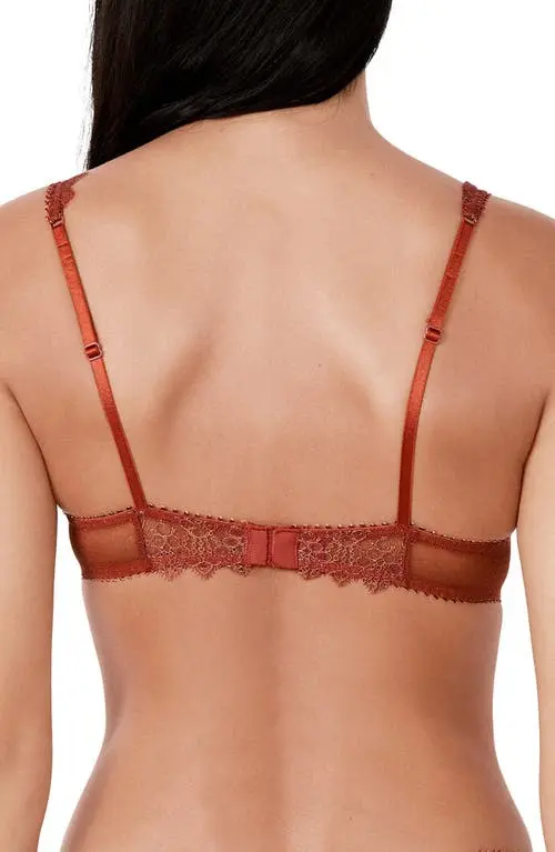ETAM Allusion Classique Underwire Balconette Bra - Brown