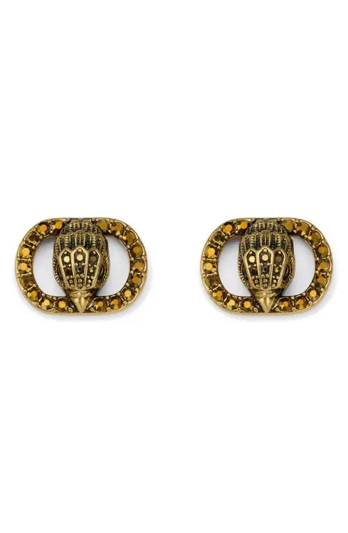 Kurt Geiger Chelsea Eagle Stud Earrings - Brass