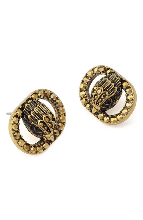 Kurt Geiger Chelsea Eagle Stud Earrings - Brass