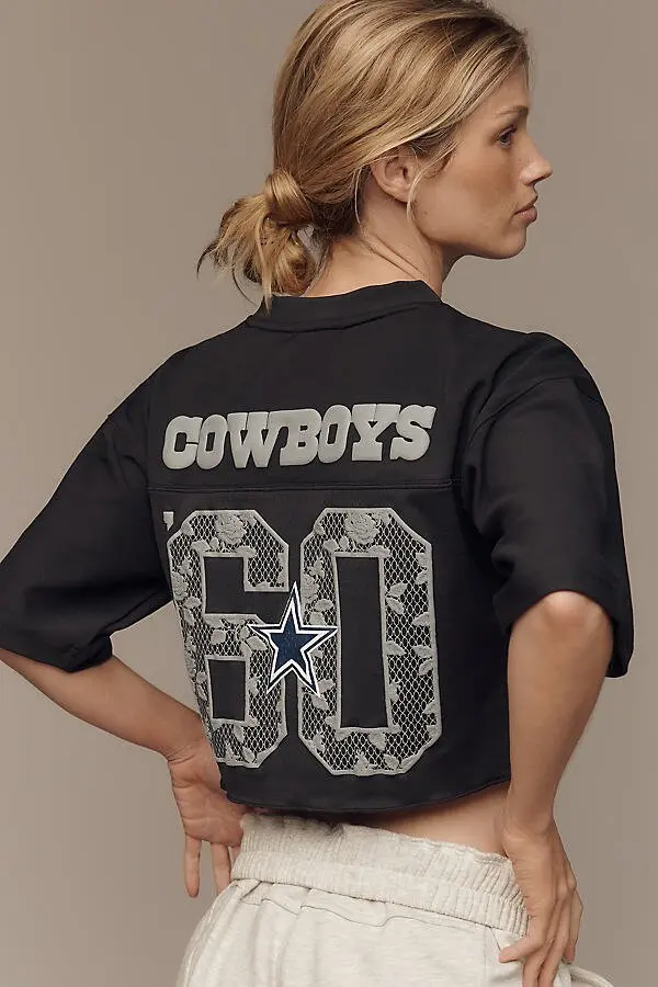 Mitchell & Ness Nfl Cropped Jersey Top - Cowboys