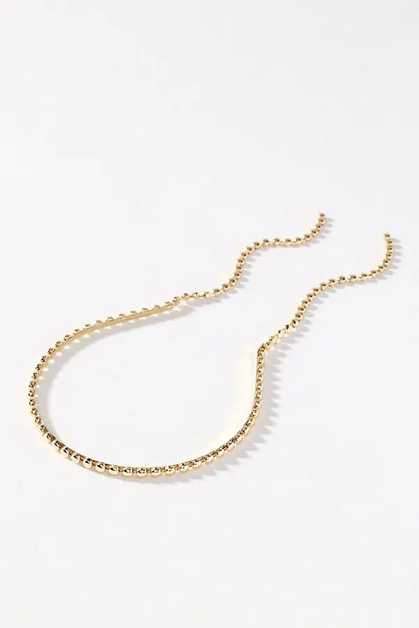 Anthropologie Drop Chain Headband - Gold