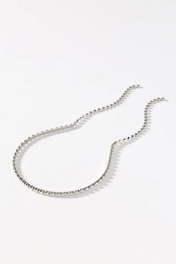 Anthropologie Drop Chain Headband - Silver
