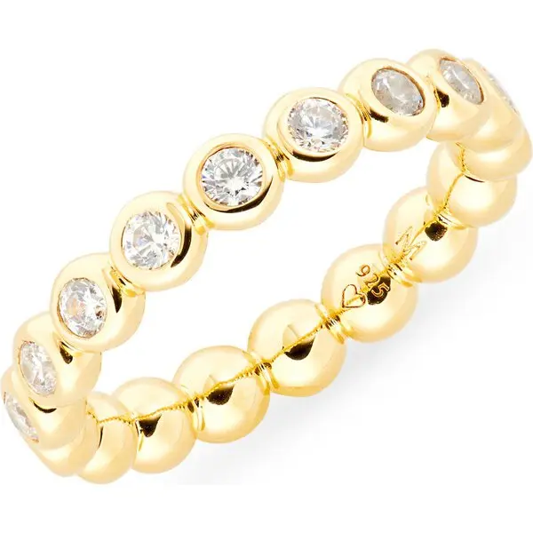 MISSOMA Tennis Stacking Ring - Gold/clear