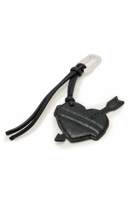 ALLSAINTS Leather Heart Keyring