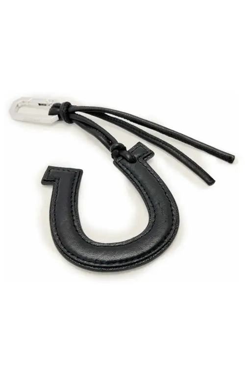 ALLSAINTS Leather Horseshoe Keyring