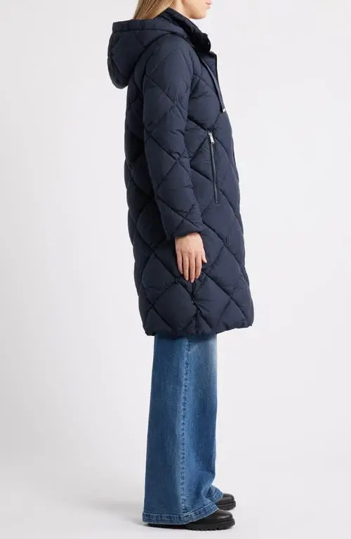 Sam Edelman Hooded Puffer Coat - Navy