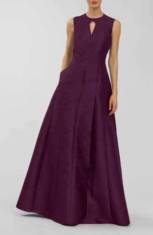 KAY UNGER Gabriella Jacquard Gown