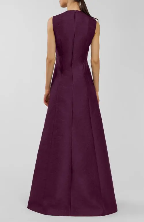 KAY UNGER Gabriella Jacquard Gown