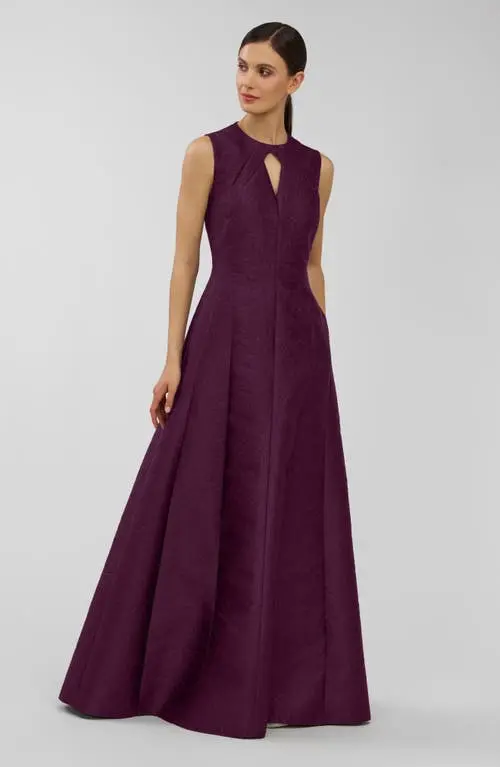 KAY UNGER Gabriella Jacquard Gown