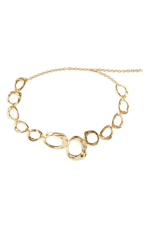 Zimmermann Alight Round Link Chain Belt - Gold