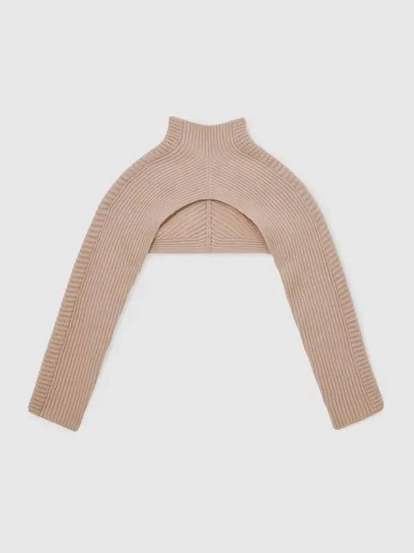 REISS Rose Cropped Jumper