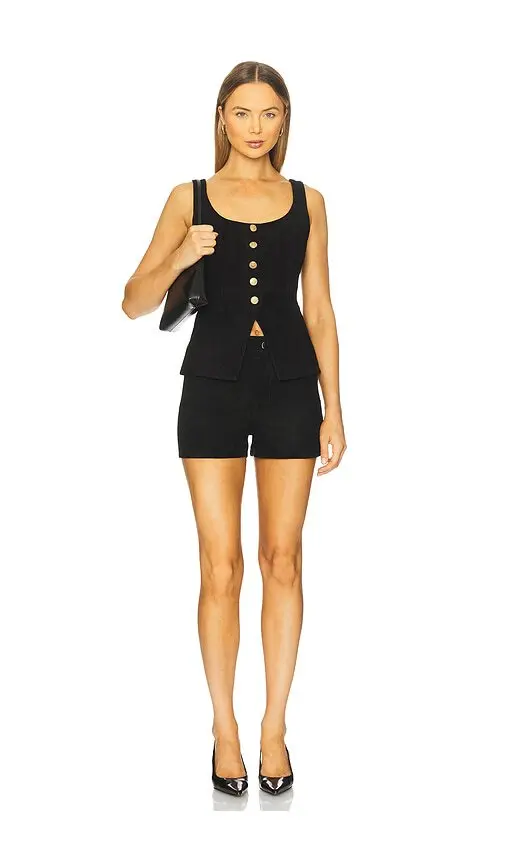 Cami Nyc Nolan Suede Corset Top