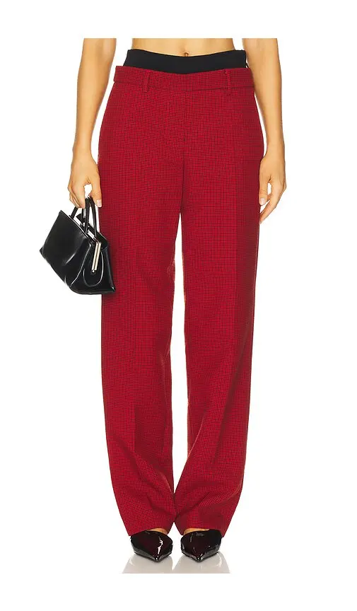 MSGM Techno Micro Check Pant