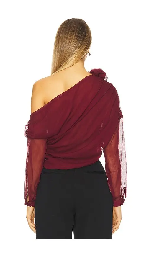 LOVERS AND FRIENDS Asha Top - Burgundy
