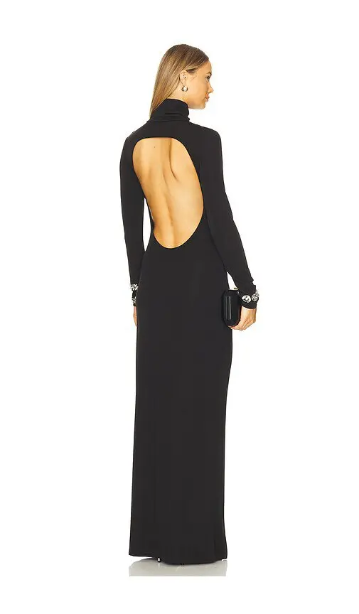 DES_PHEMMES Backless Long Dress