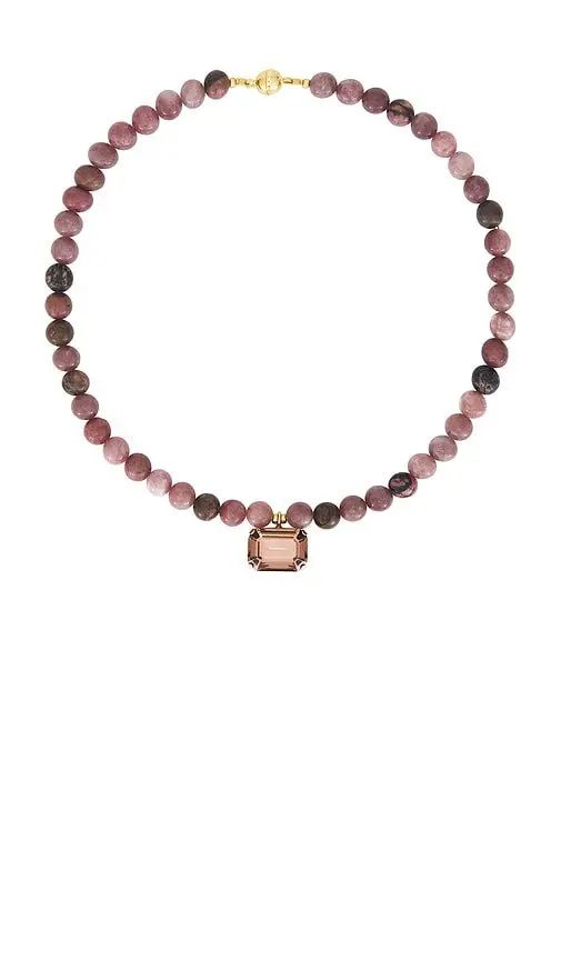 JENNIFER BEHR Sidonie Necklace - Rhodonite