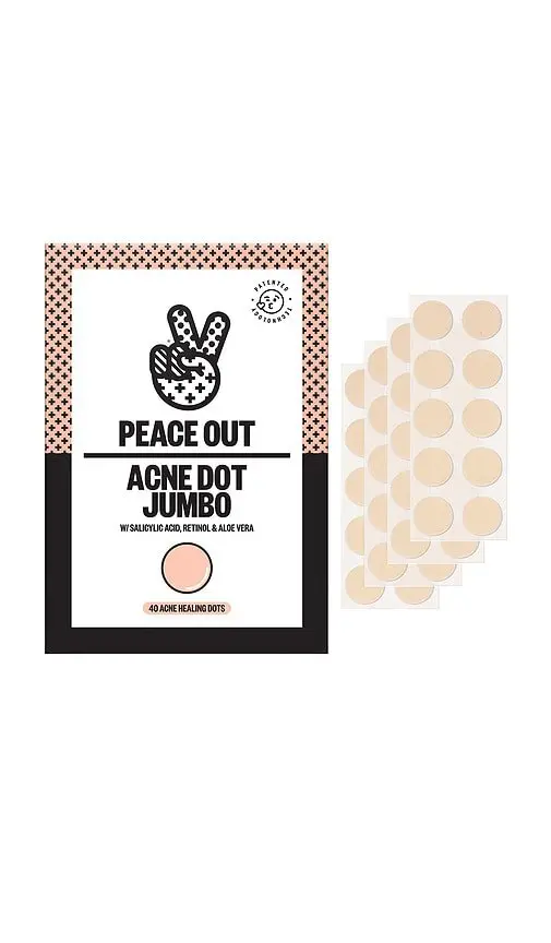 PEACE OUT Salicylic Acid Acne Healing Dots Jumbo 40 Dots - N,a