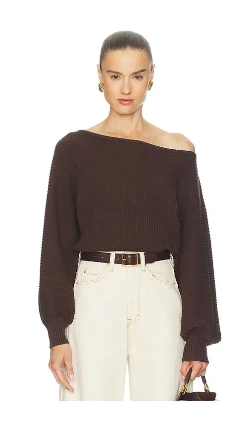 L'academie By Marianna Indre Sweater - Chocolate Brown