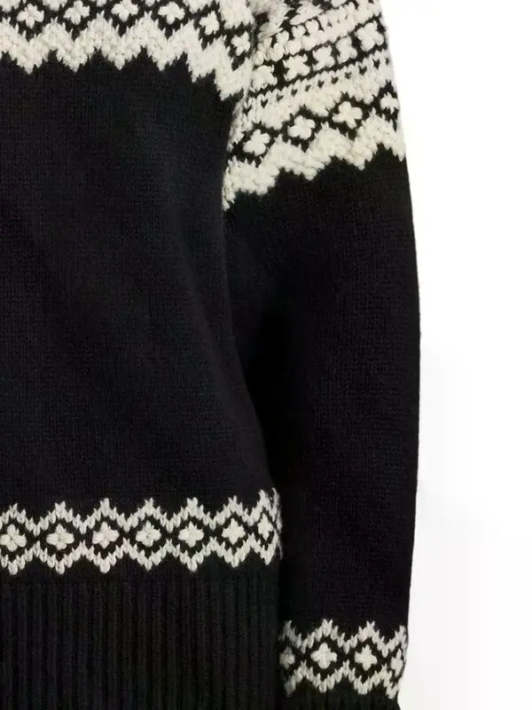 Ralph Lauren Geometric-pattern Crew-neck Sweater