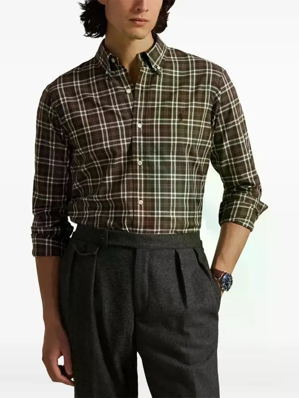 Polo Ralph Lauren Plaid Shirt - Brown