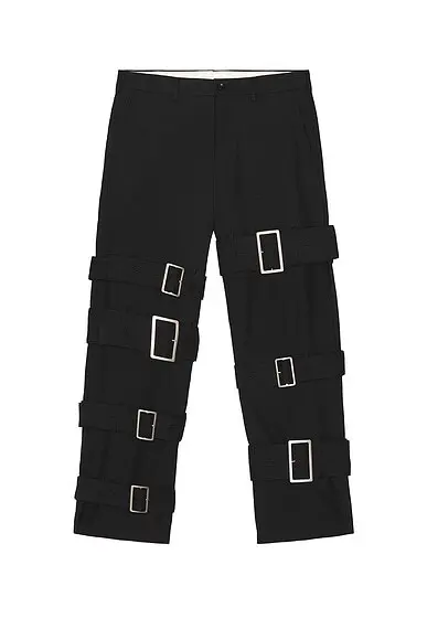 Comme Des Garçons Buckle Trousers
