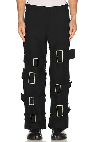Comme Des Garçons Buckle Trousers