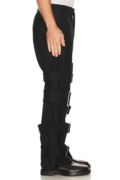 Comme Des Garçons Buckle Trousers