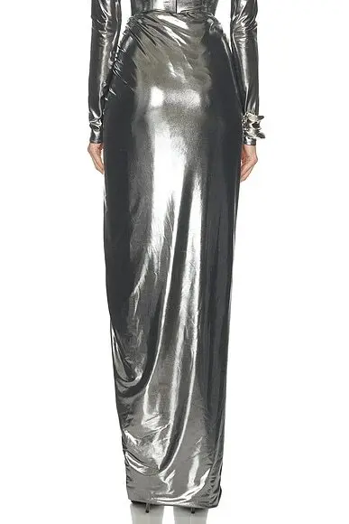 LAQUAN SMITH Maxi Skirt With Draped Detail