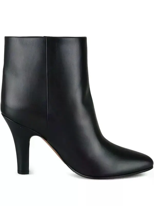 THE ROW 90mm Prudens Leather Ankle Boots