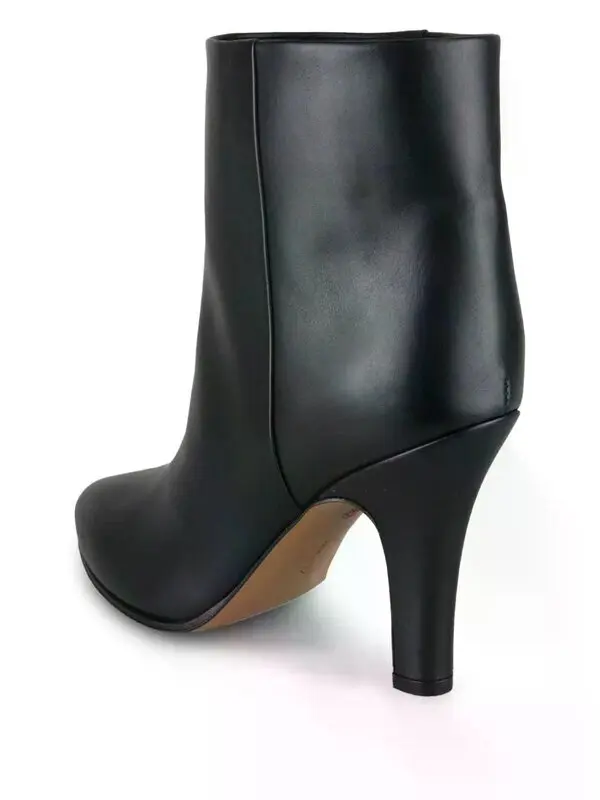THE ROW 90mm Prudens Leather Ankle Boots