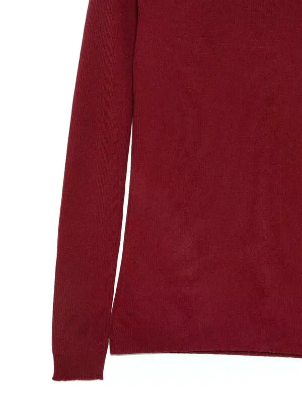 John Smedley Ribbed Knit Sweater