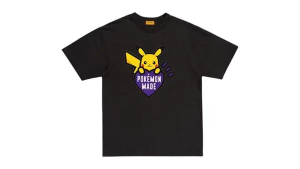 HUMAN MADE X Pokemon Graphic Pikachu Fukuoka T-shirt - Black