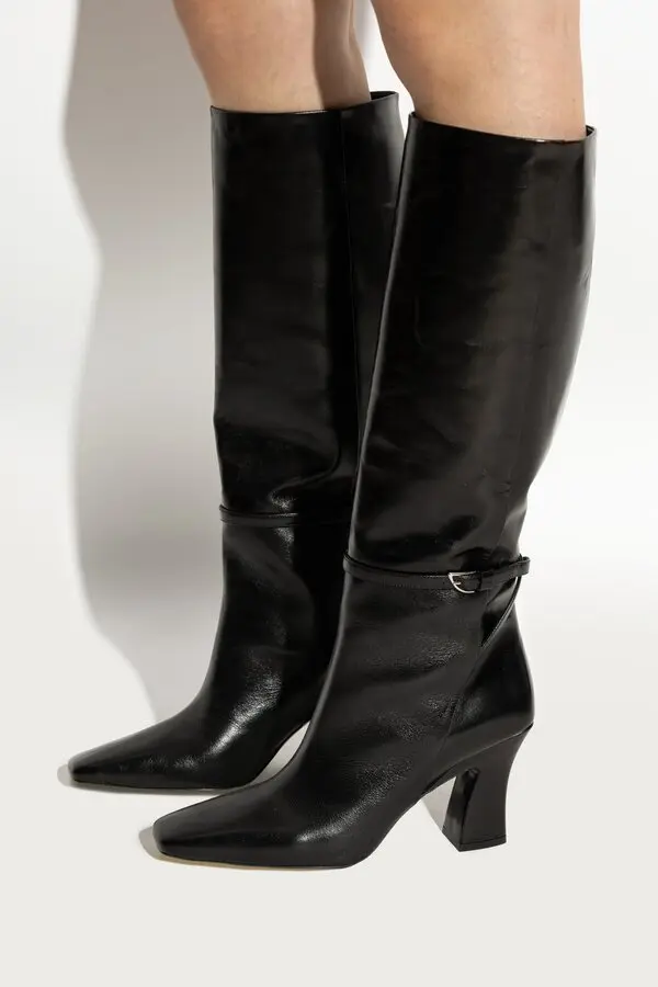 NODALETO Heeled Knee High Boots