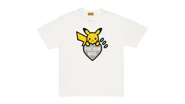 HUMAN MADE X Pokemon Graphic Pikachu Sapporo T-shirt - White