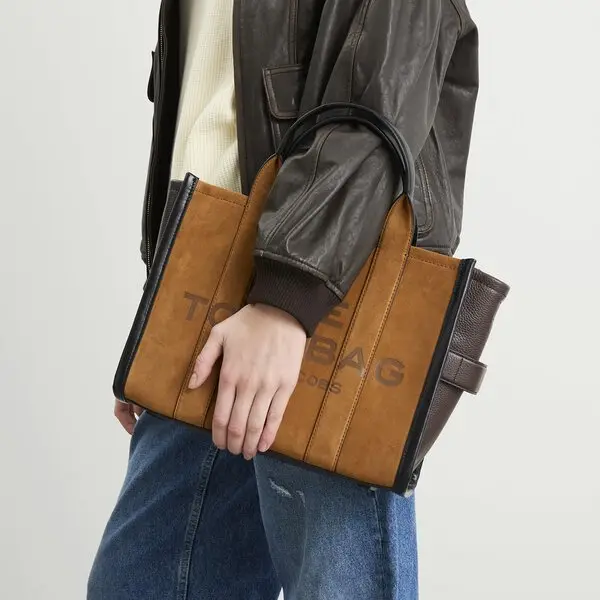 Marc Jacobs Medium Suede Tote - Copper