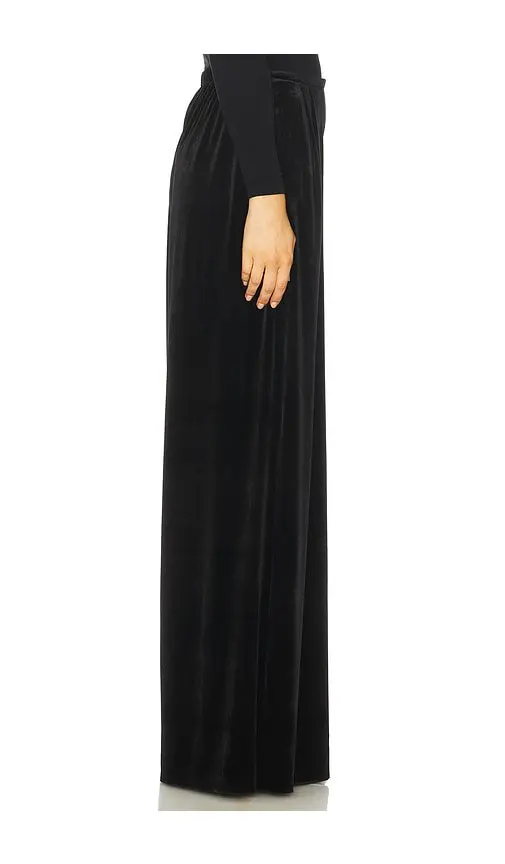 Norma Kamali Pleated Wide Leg Pants