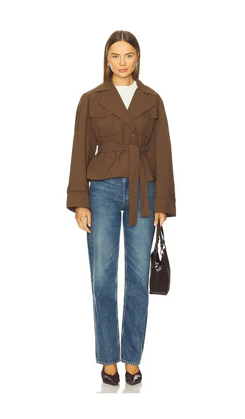 LAMARQUE X Revolve Quinn Trenchcoat - Brown