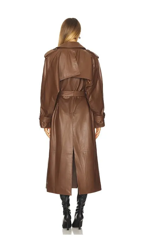 Giuseppe Di Morabito Leather Trench Coat