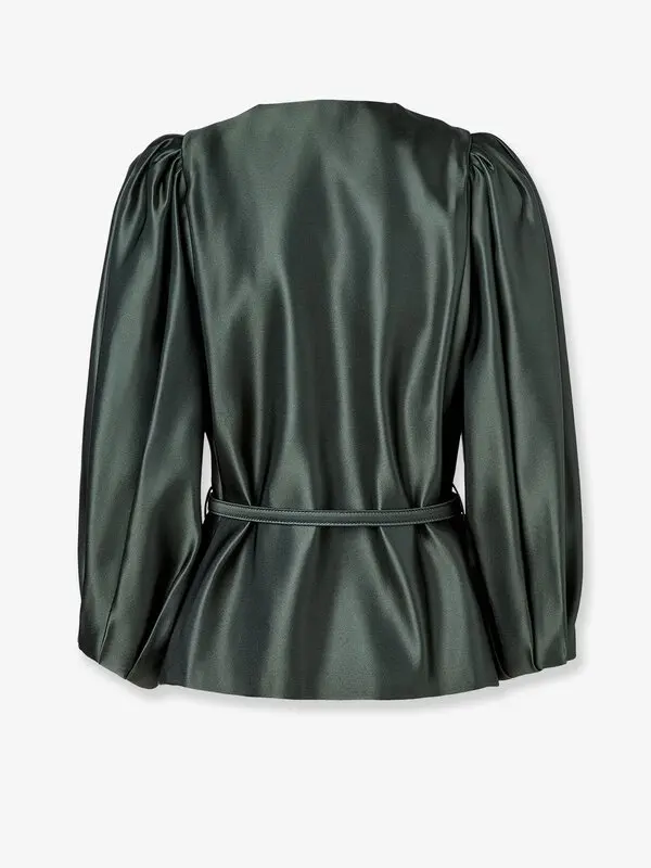 Fendi Silk Duchesse Blazer