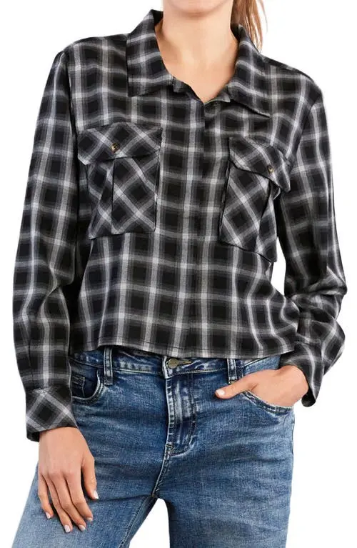 BILLY T Plaid Button-up Shirt