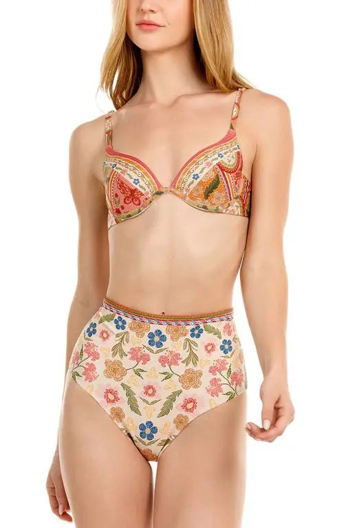 Agua Bendita Alicia Fiore High-waist Bikini Bottoms