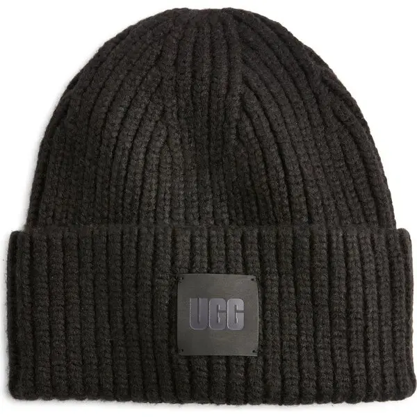 UGG Chunky Rib Beanie - Black
