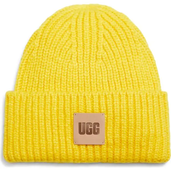 UGG Chunky Rib Beanie - Summer Wheat