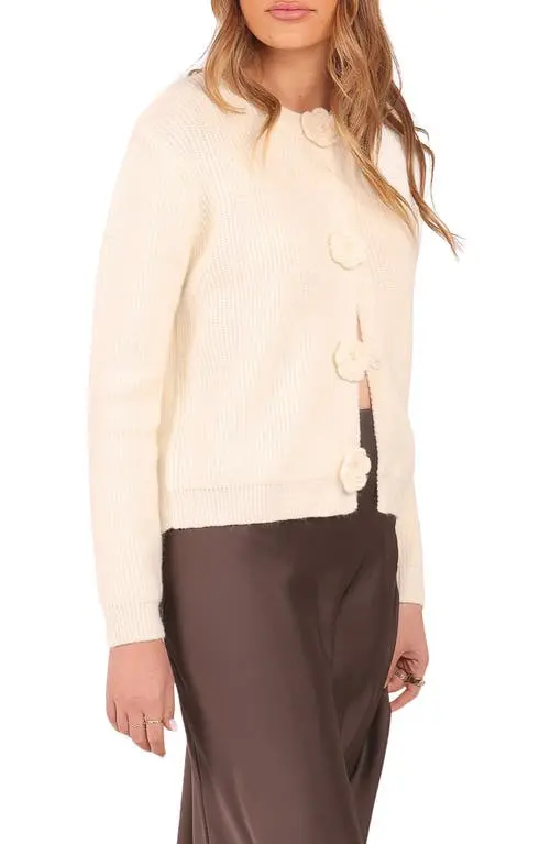 PETAL & PUP Jones Rosette Cardigan - Cream